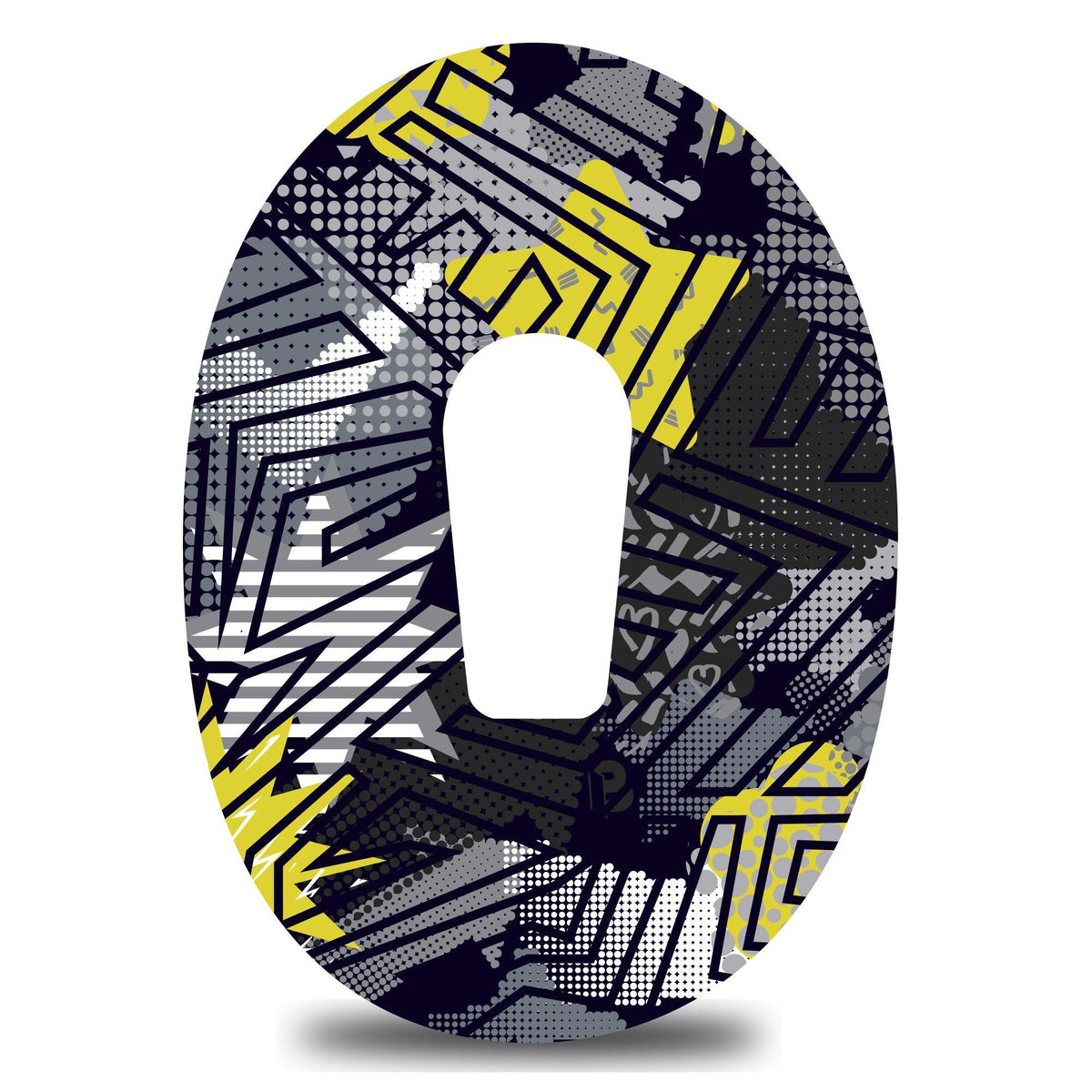 Rad Grafix Black and Yellow Dexcom G6 Tape by Buddy Patches – The Useless Pancreas