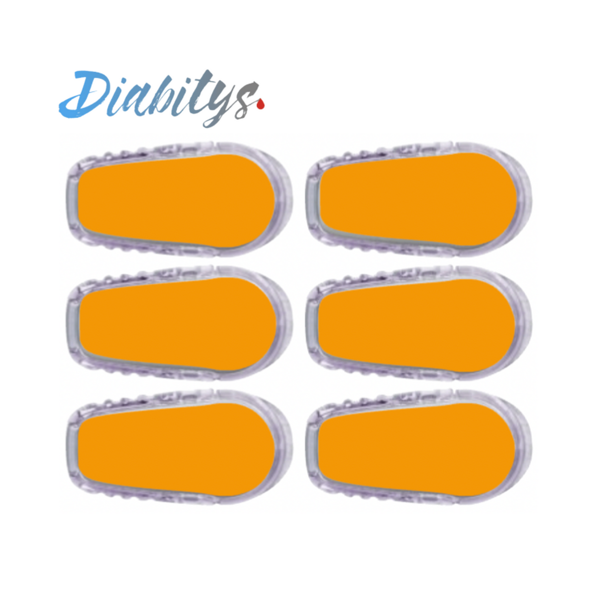 Dexcom G6 Transmitter 6 Pack of Stickers - Orange – The Useless Pancreas