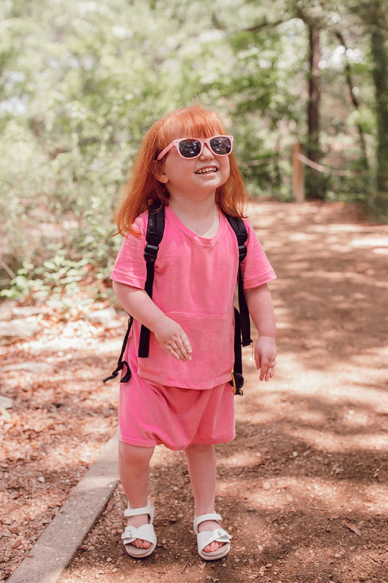 Pink Kids Tummy Access Bodysuit, G-Tube, Catheter, Ostomy – The Useless ...