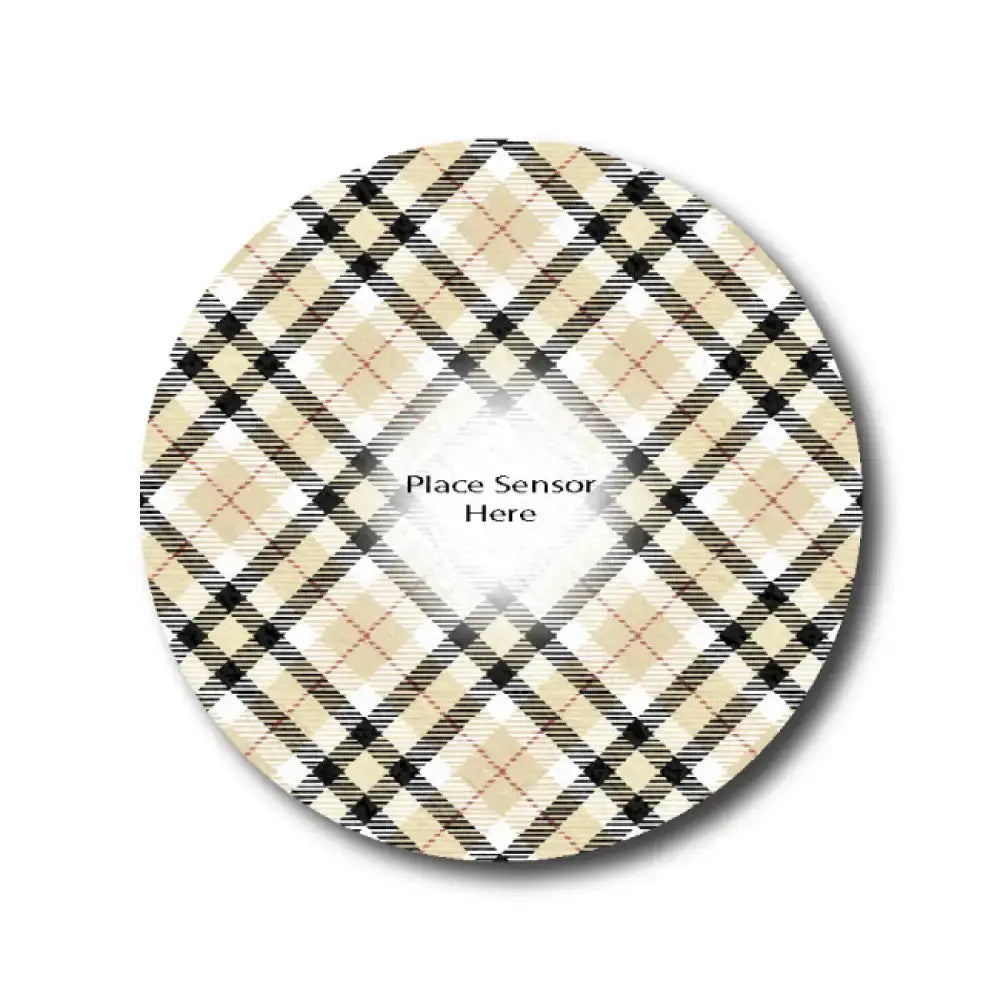 Black and Tan Underlay Patch for Sensitive Skin - Dexcom G7 and Stelo ...