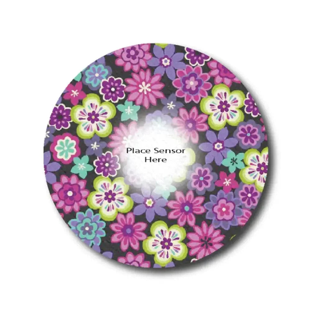 Colorful Blooms Underlay Patch for Sensitive Skin - Dexcom G7 and Stelo ...
