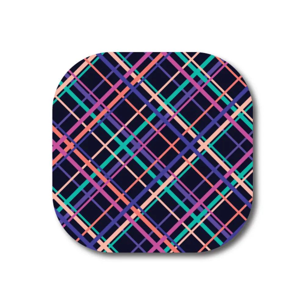 Colorful Plaid Pattern - Dexcom G7 and Stelo Cover-up by Stick2Hope ...