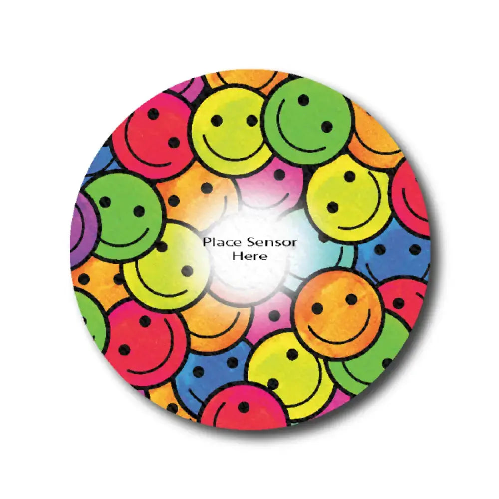 Colorful Smiles Underlay Patch for Sensitive Skin - Dexcom G7 and Stelo ...