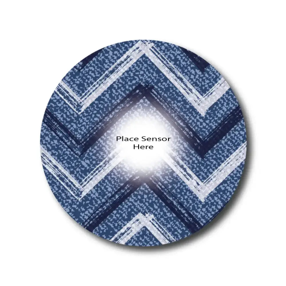 Herringbone Denim Underlay Patch for Sensitive Skin - Dexcom G7 and St ...