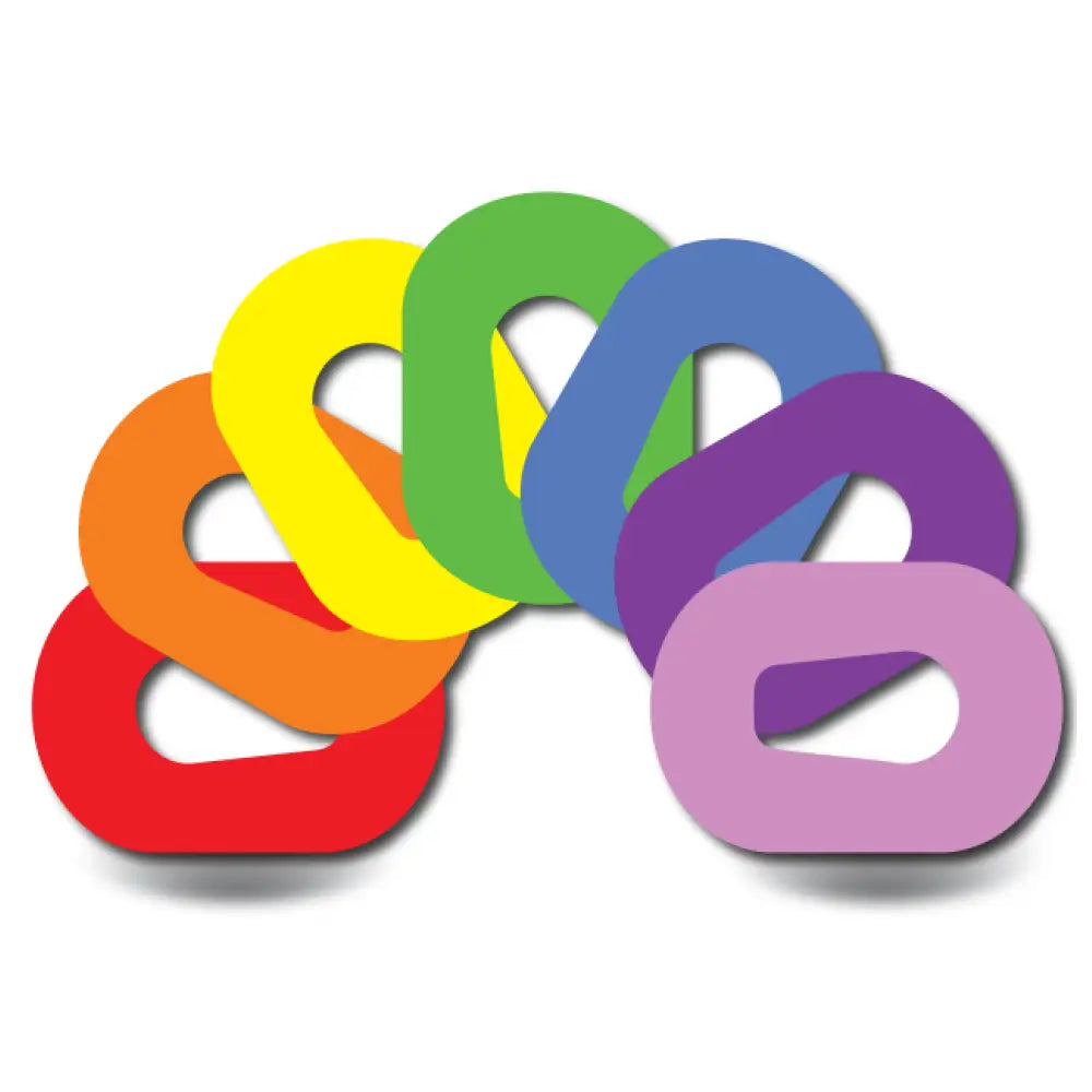 Rainbow Colors Variety Pack - Dexcom G6 by Stick2Hope – The Useless ...