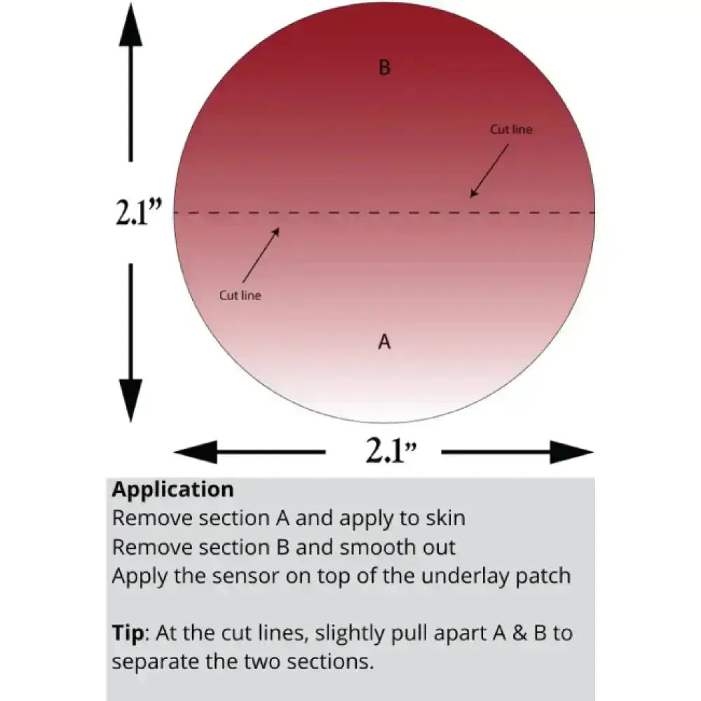 Sienna Skin Tone Underlay Patch for Sensitive Skin - Libre 2 and Lingo ...