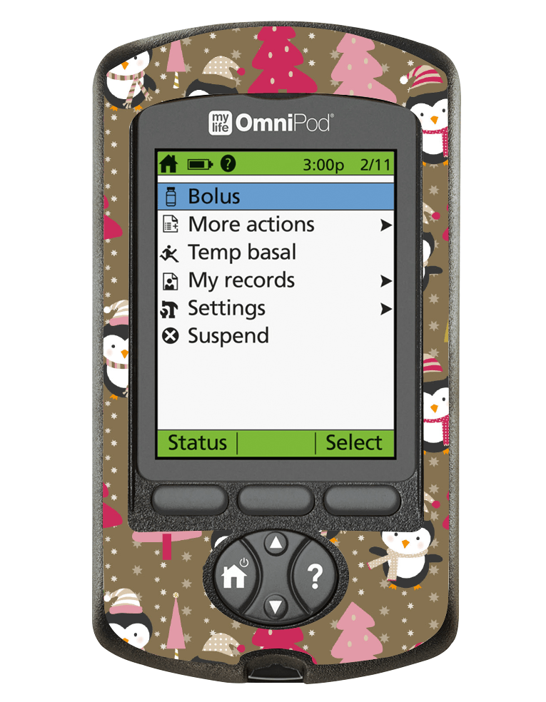 Omnipod PDM Cover (Winter Penguins) by Diabetic Supply – The Useless ...