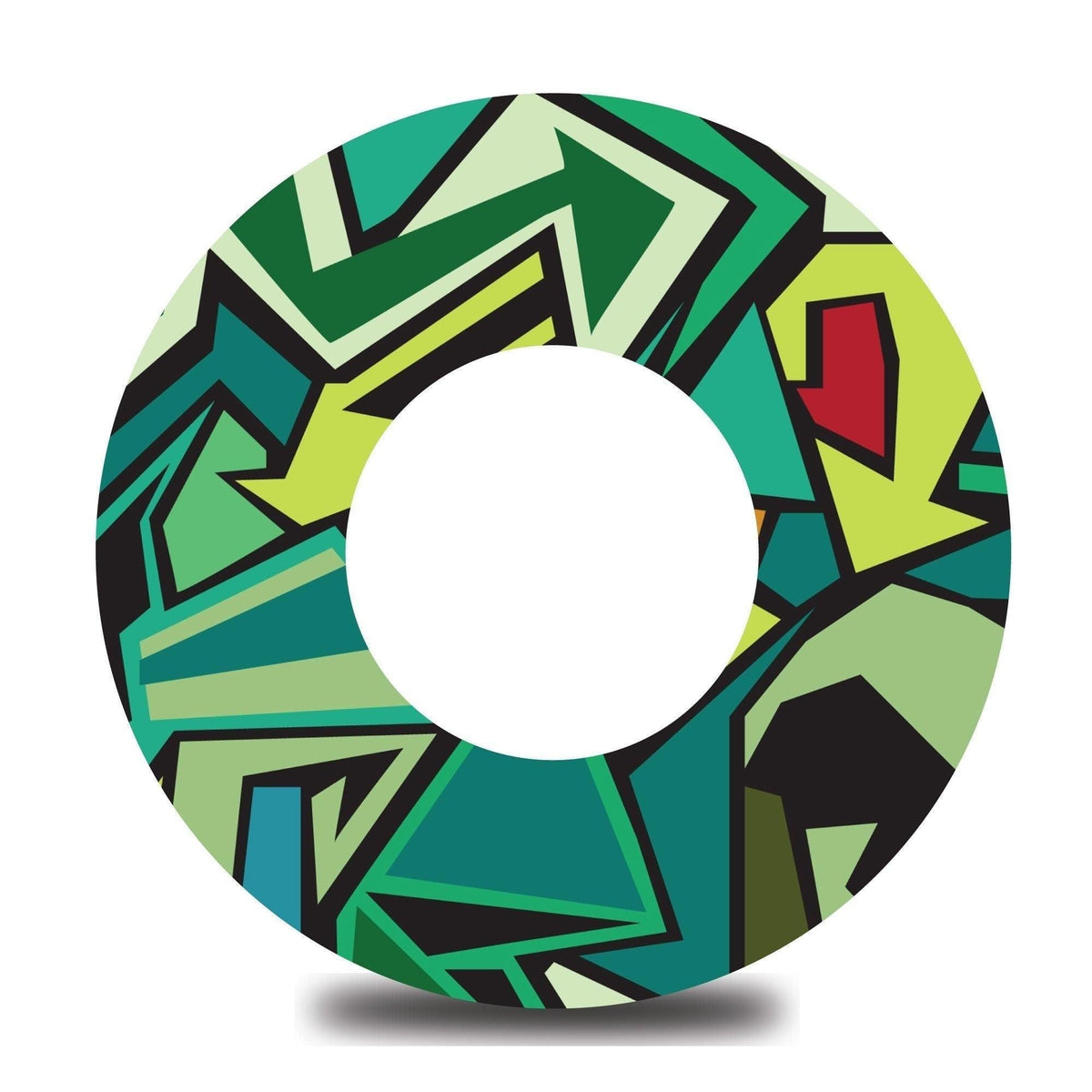 Green Abstract Libre 2 Tape – The Useless Pancreas